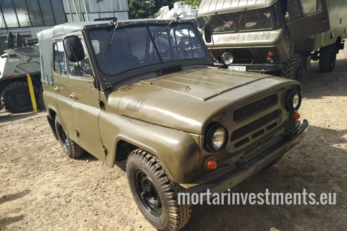 Mortar FR - histoire sur UAZ 469 réparé